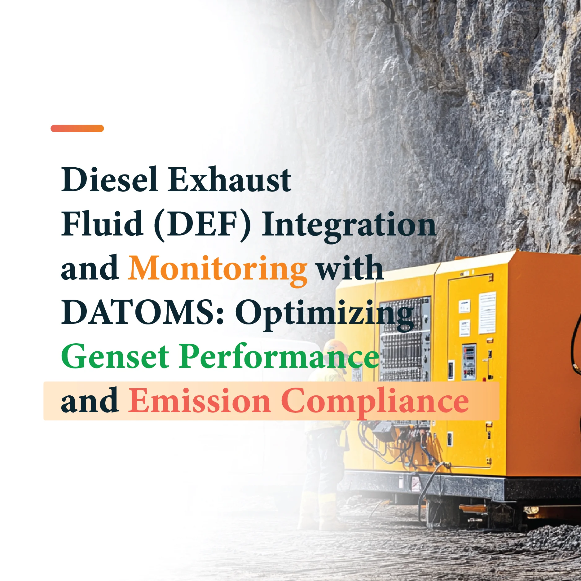 Diesel Exhaust Fluid (DEF) Integration and Monitoring with DATOMS ...