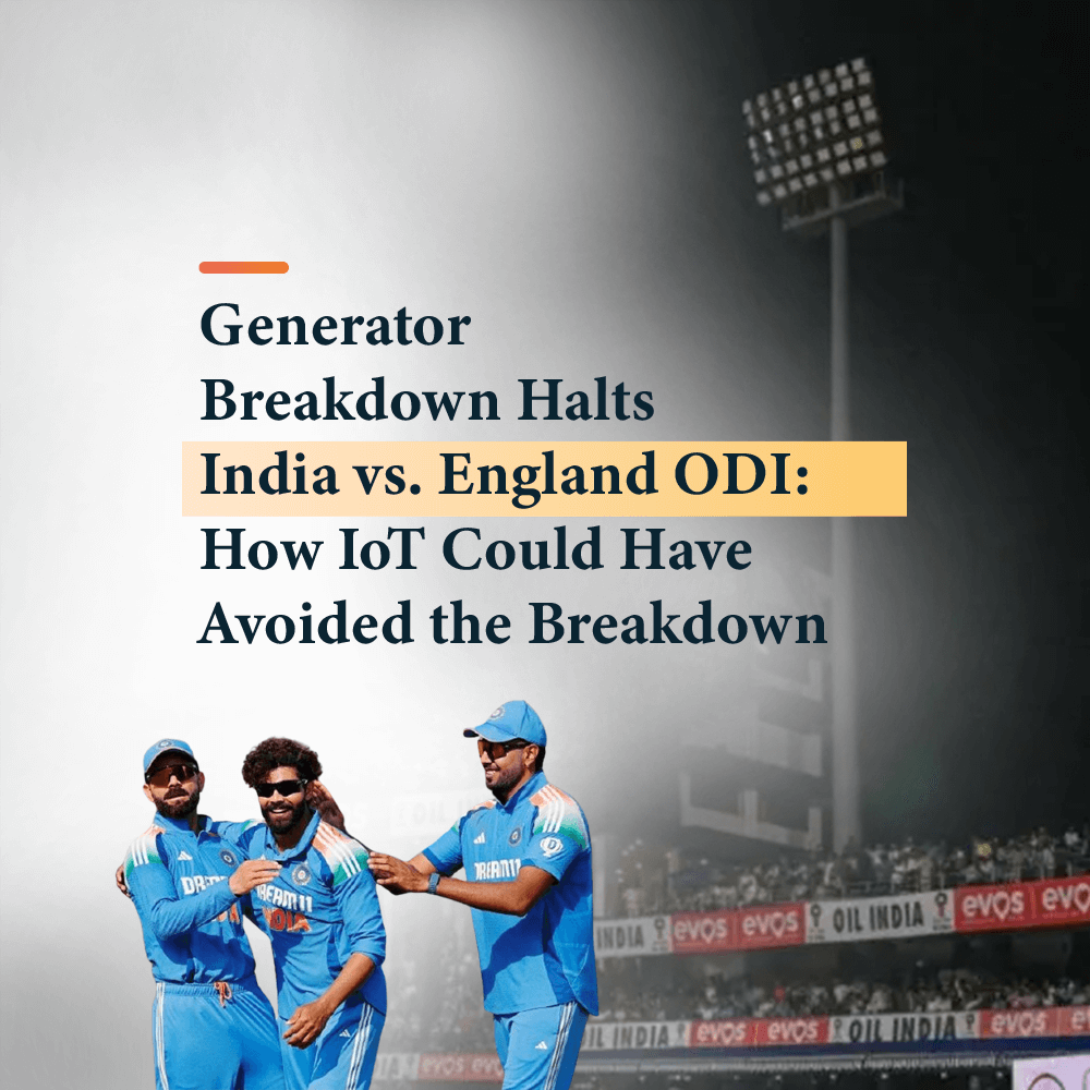 Generator Breakdown Halts India vs. England ODI