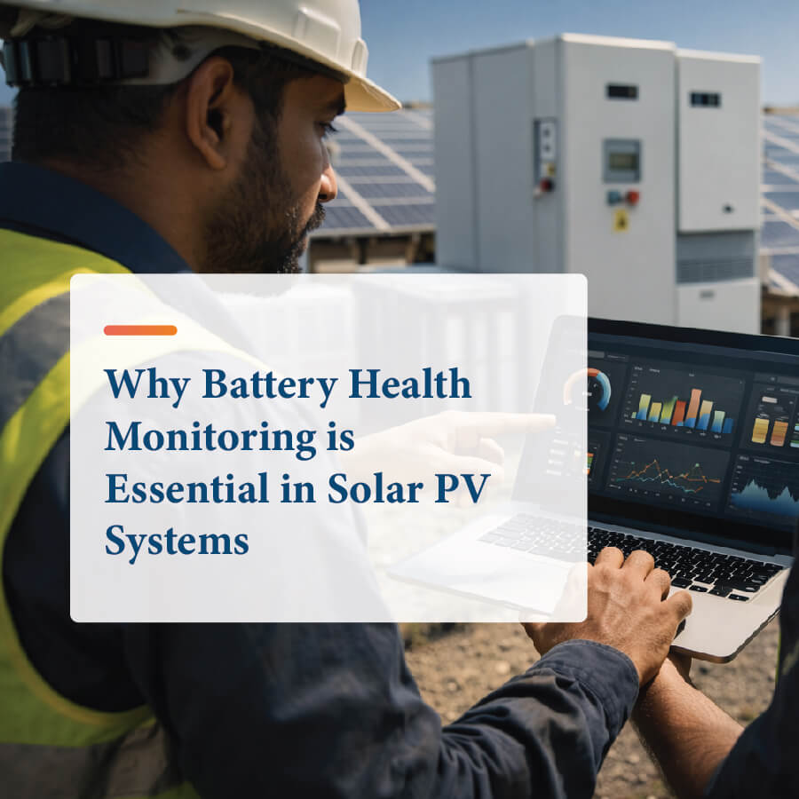 Battery Health Monitoring in Solar PV Systems