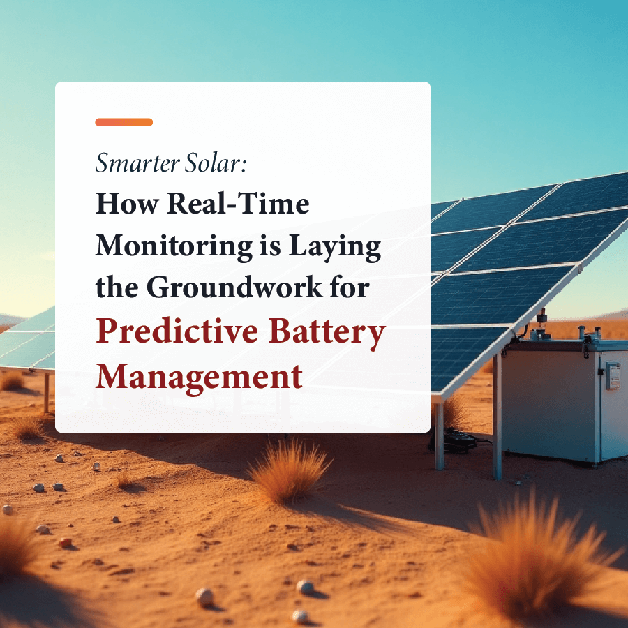 Predictive Battery Management in Solar: IoT and Real-Time Monitoring